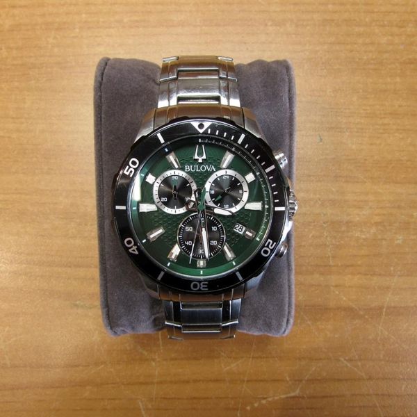 Bulova Marine Star Chronograph Quartz Watch (98B395) | WatchCharts ...