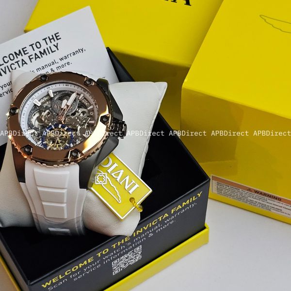 Invicta - AKULA - Automatic - Dual Time Skeleton Gunmetal Rose Gold ...