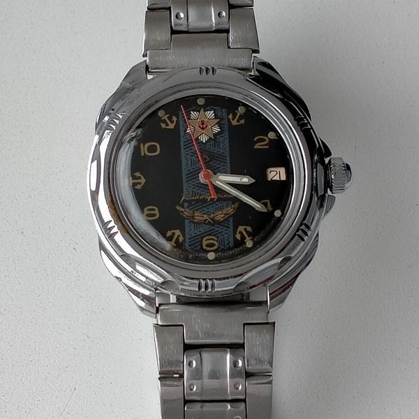 Komandirskie Navy Vostok 2414.A Vintage Original Soviet Military Watch ...