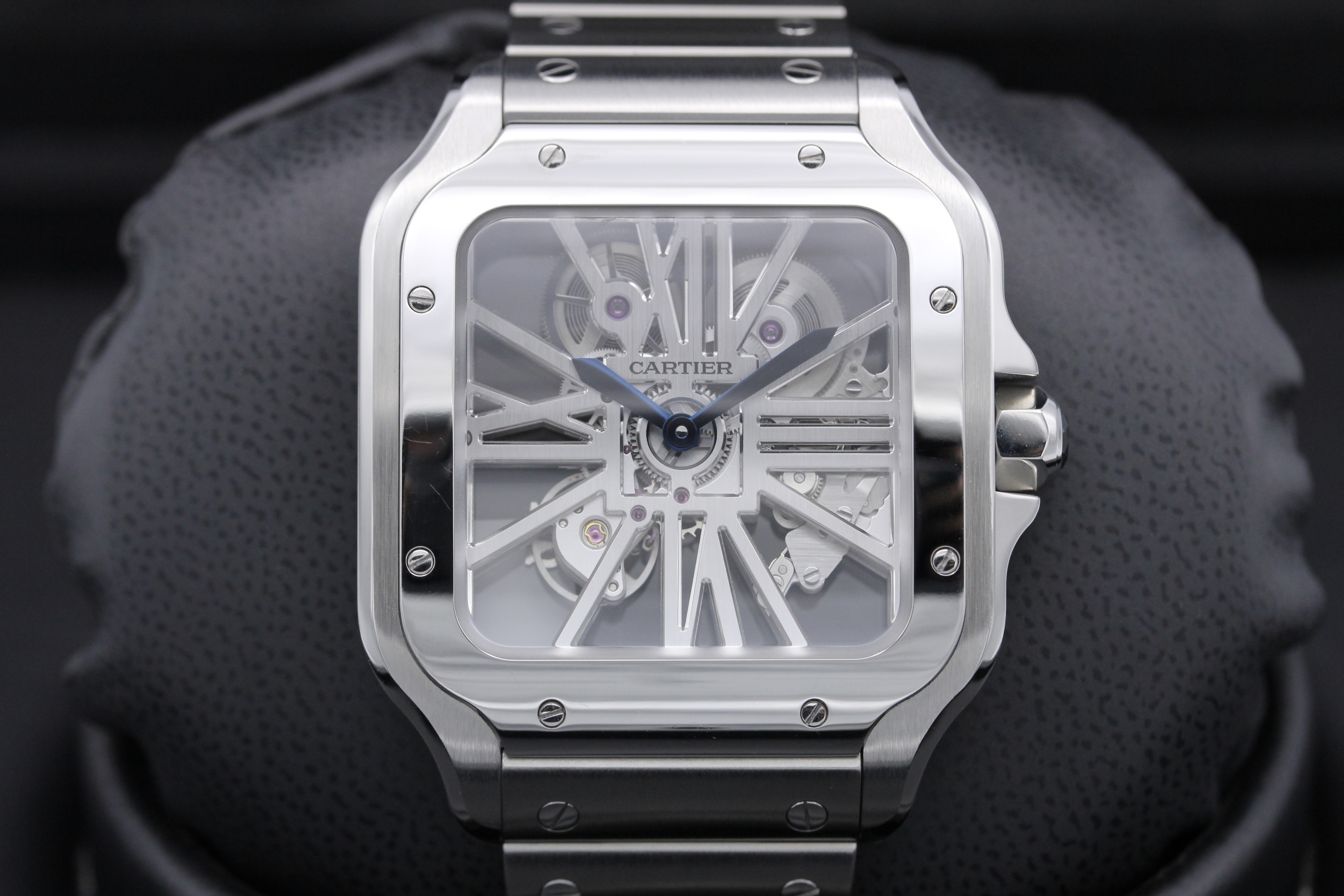 FSOT: Cartier Santos De Cartier - WHSA0015 - Skeleton - Stainless ...