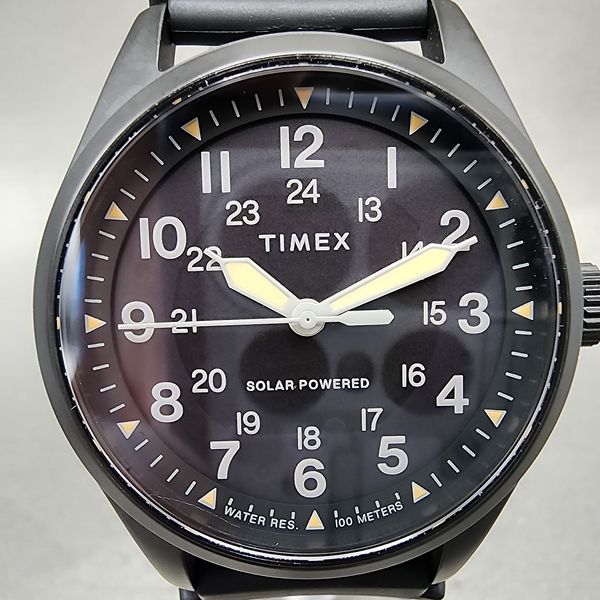 Timex Expedition North Field Watch Men 36mm Black Dial Black Tone Solar ...