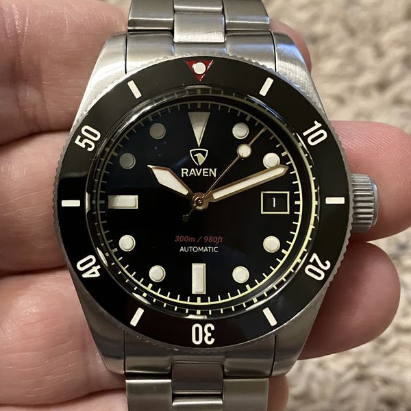 Raven Trekker Vintage 39mm Dive Watch | WatchCharts Marketplace