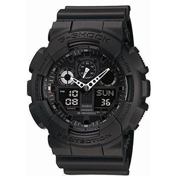 Casio Men's Watch G-Shock Black Resin Strap Anti-Magnetic Ana-Digital ...