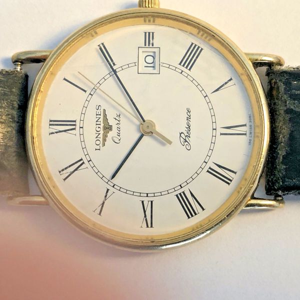 Longines Presence 9ct Gold 375 Quartz Mens Watch | WatchCharts Marketplace