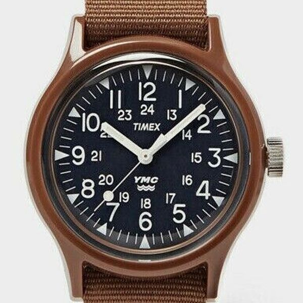 Timex x YMC Collab MK1 Camper Watch Brown Blue Rare NEW You Must Create | WatchCharts