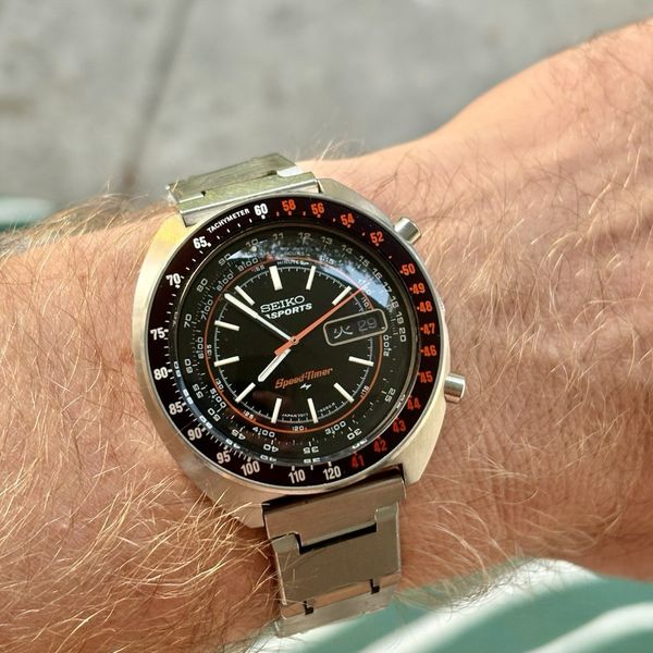Vintage Seiko 5 Speed Timer 7017-6050 â Rally Meterâ Flyback ...