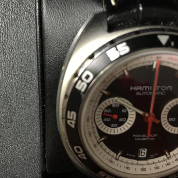 FS: Hamilton Pan Europ Chrono Black 93% Full B&P in NYC | WatchCharts