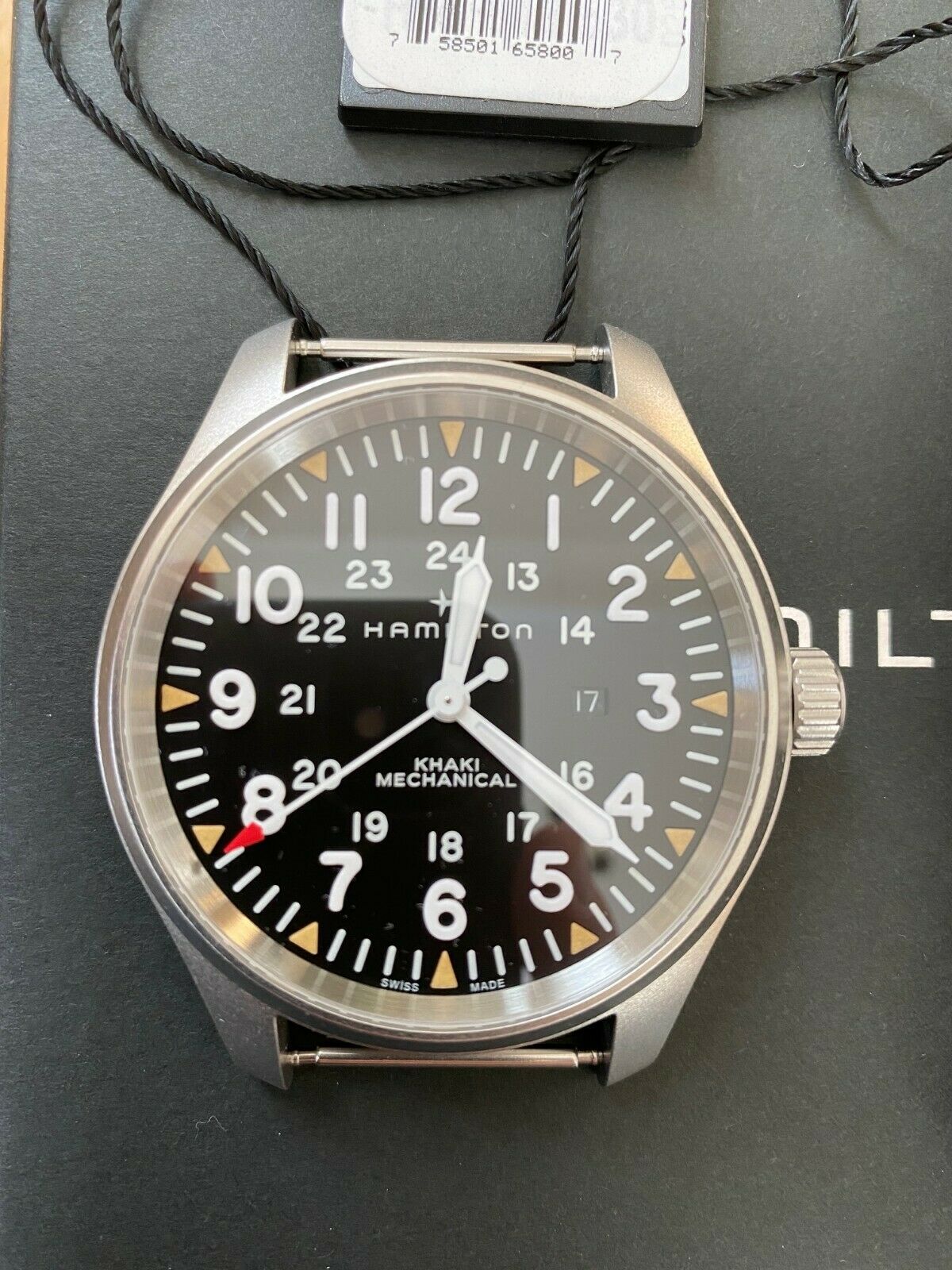 Hamilton Khaki Field Mechanical 50mm H69819530 | WatchCharts Marketplace