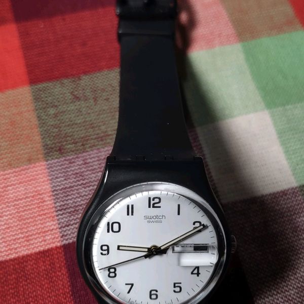 Swatch 'Once Again + White' Swiss Made High Accuracy Quartz Minimal ...