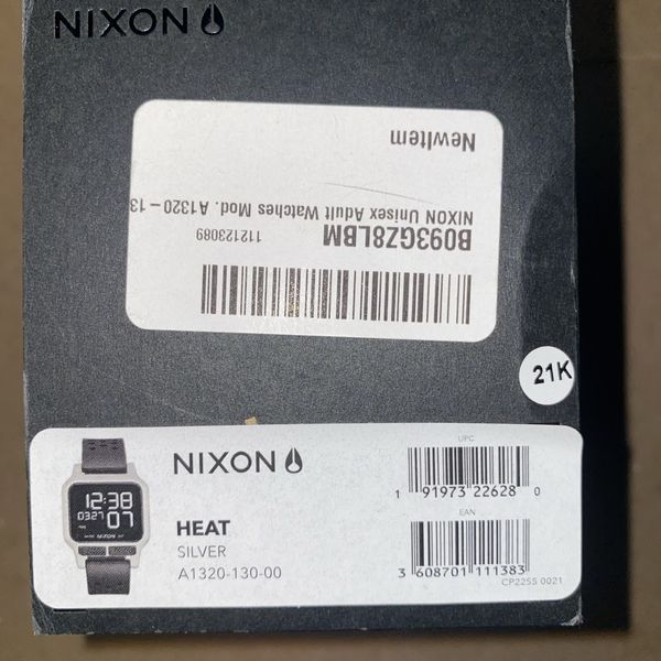 Nixon Heat Watch - Silver - New | WatchCharts Marketplace