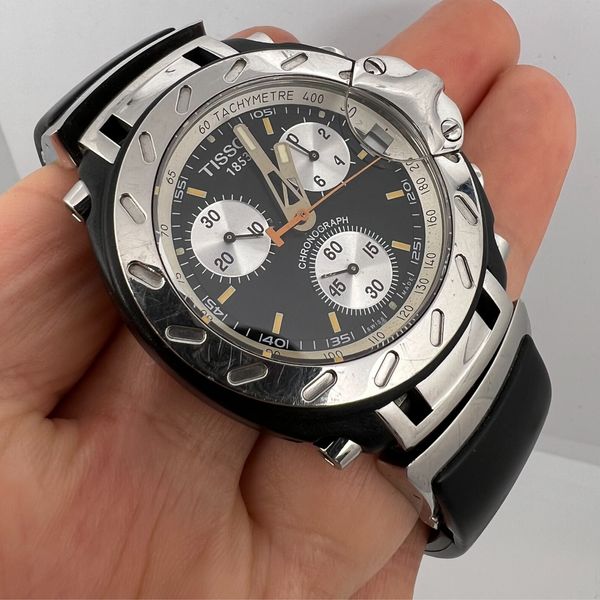 TISSOT T-RACE T472 Chronograph Swiss Made Quartz Watch In Great ...