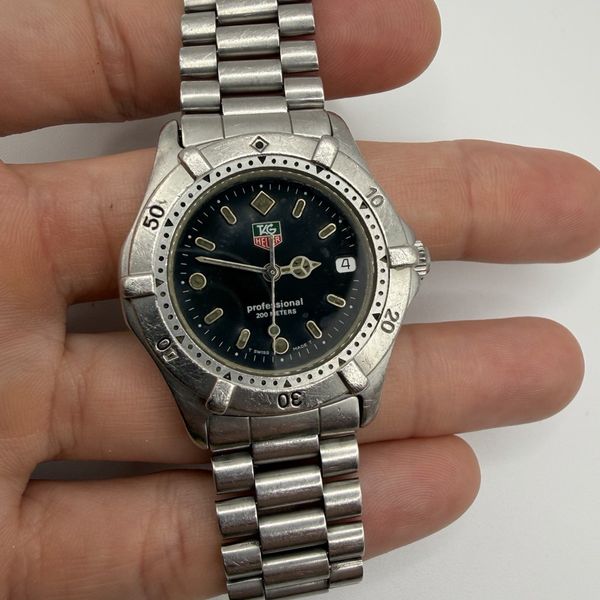 Menâ s Mid Size Tag Heuer Professional- Quartz - Working | WatchCharts ...