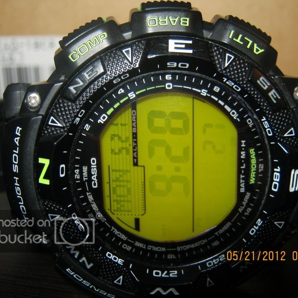 SOLD: CASIO PROTREK PATHFINDER PAG-240-1BCR $145 SHIPPED ...