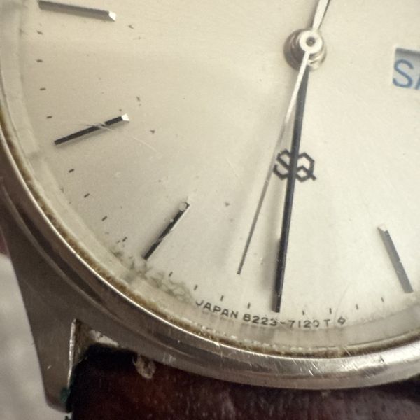 Vintage Seiko SQ Mens Watch Day Date Gold Plated 8223-7100 Working | WatchCharts Marketplace