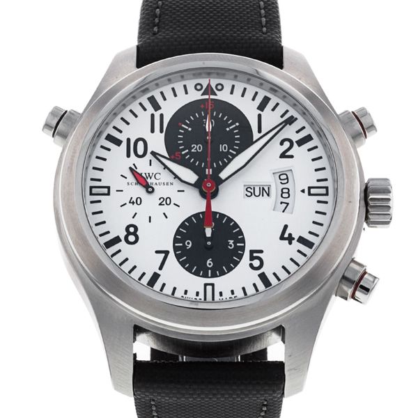IWC Pilot's Watch Spitfire Double Chronograph DFB (371803) Market Price ...