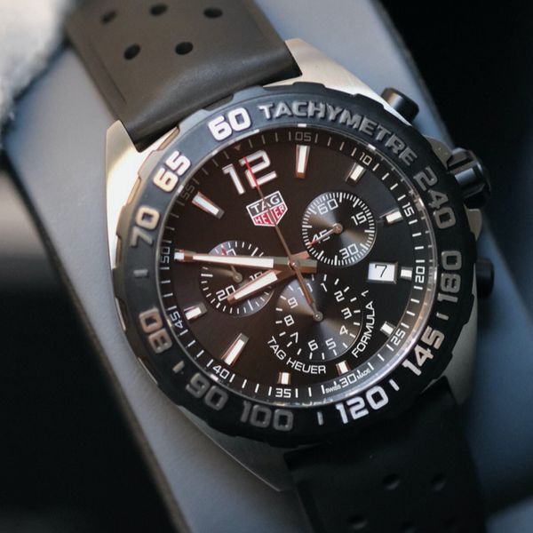 Tag Heuer CAZ1010.FT8024 Formula 1 Chronograph Quartz Black Watch Box ...