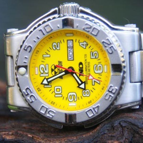 Reactor Never Dark Trident Dive Watch MB Microtec 10 year battery $200 ...