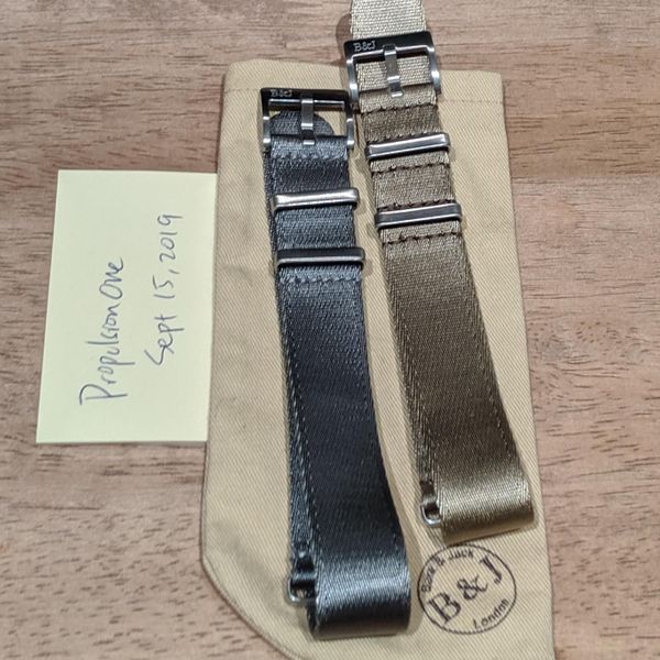 [WTS] Bark and Jack seatbelt Nato straps | WatchCharts