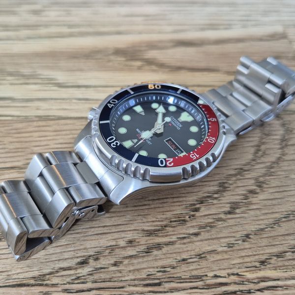 Citizen Promaster Diver Blue Dial Pepsi Bezel Automatic Watch NY0040 ...