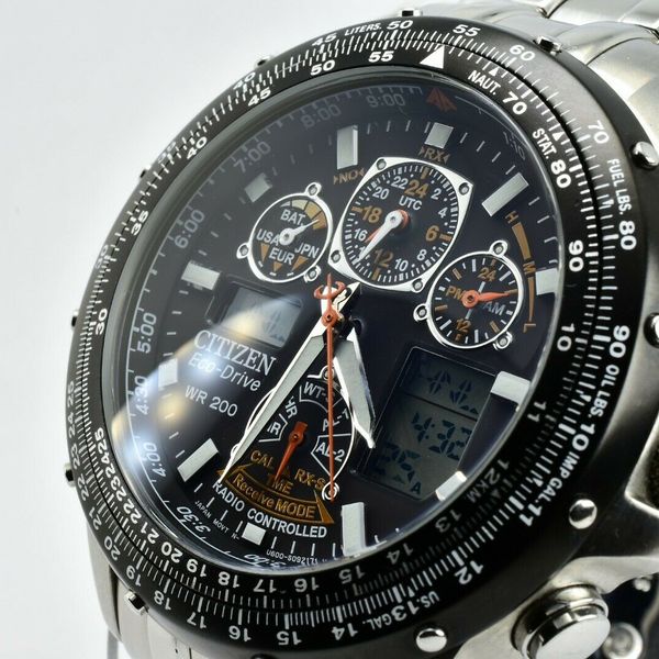 Citizen Eco-Drive Skyhawk AT U600 movement, NIST synchronized ...