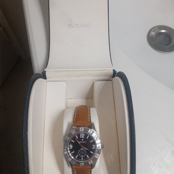 Movado Ladies Gentry Watch Leather Band | WatchCharts Marketplace