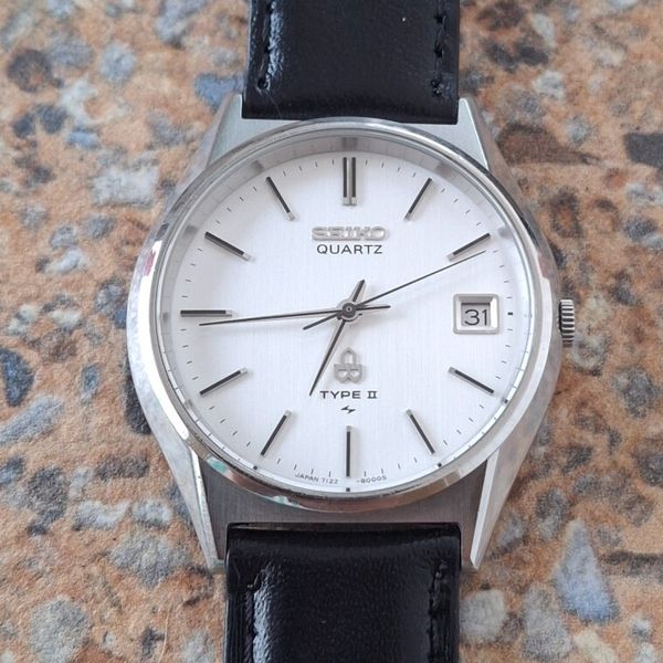Vintage Seiko Quartz Type II 7122 8000 May 1979 | WatchCharts Marketplace
