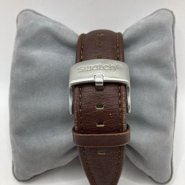 SWATCH IRONY YVS400 CHRONO INVERSE PANDA BROWNED Not Tested ...