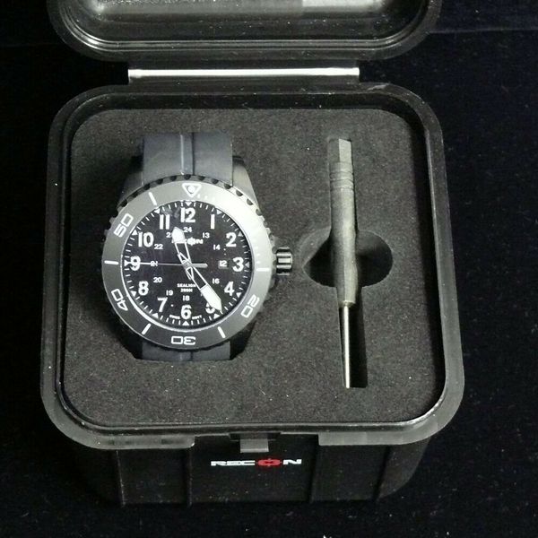 The Recon SEALION Tactical Dive Watch W/Hard Case | WatchCharts Marketplace