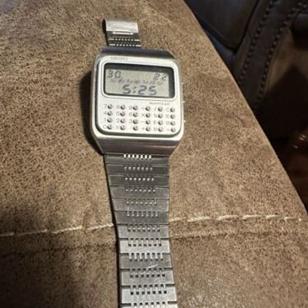 Vintage SEIKO CALCULATOR Mens Watch C153-5007 | WatchCharts Marketplace