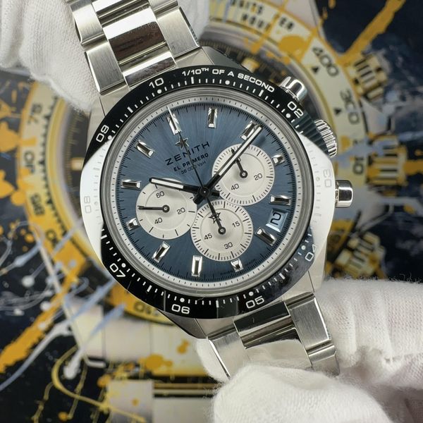 [WTS]Zenith El Primero Ice Blue Yoshida - 03.3106.3600/55.M3100 w/ Box ...