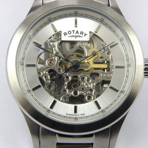Gents Classic Rotary Automatic Skeleton Watch GB00157/06 - 100m ...