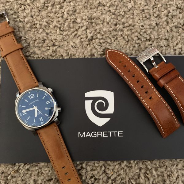 FS: Magrette Dual Time 18 Limited Edition Blue Dial | WatchCharts ...