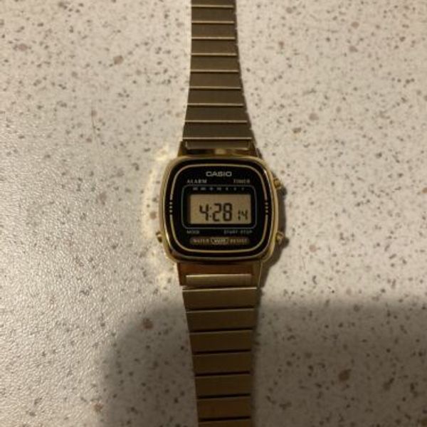 Vintage Casio Women’s Digital Watch Gold Tone LA670W 3191 Module ...