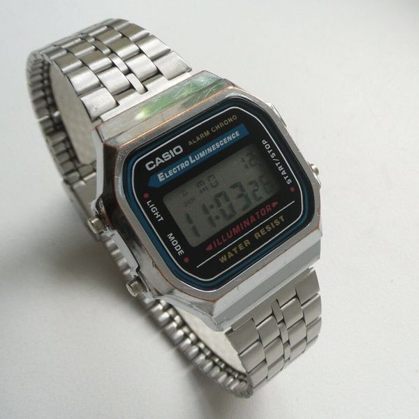 Casio A 168 E-Module 1572 Alarm Chronograph Vintage Original Fully ...