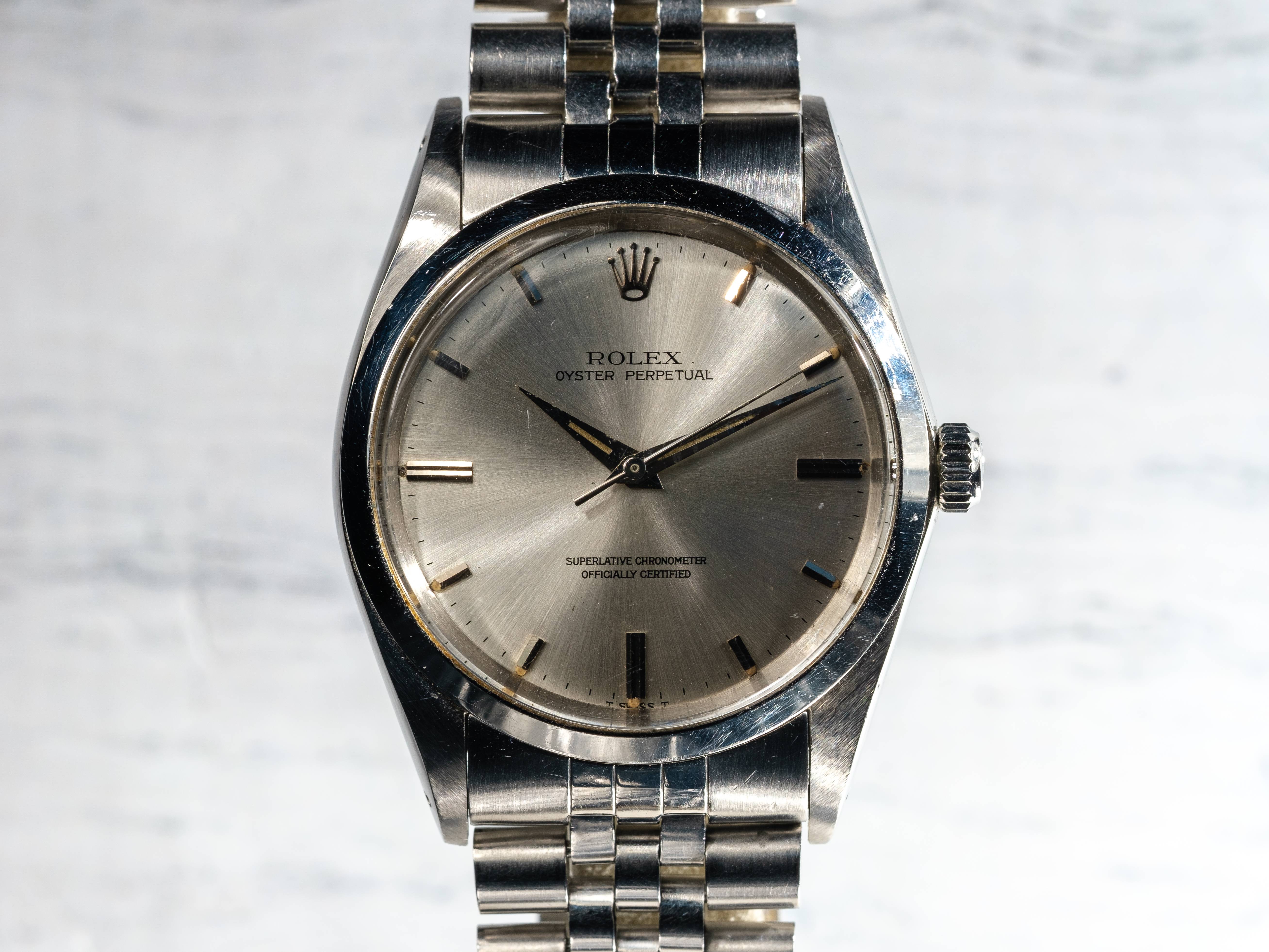 [FSOT] Rolex - Oyster Perpetual - Ref. 1018 - Sunburst grey dial ...