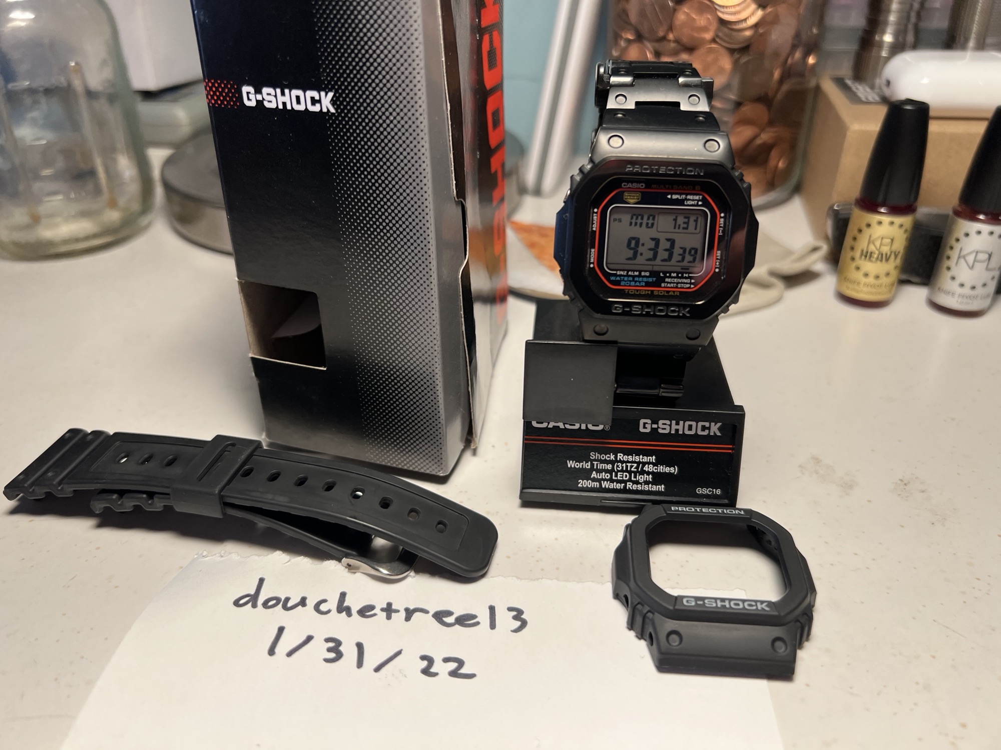 [WTS] G Shock GWM5610 with titanium conversion kit. | WatchCharts ...
