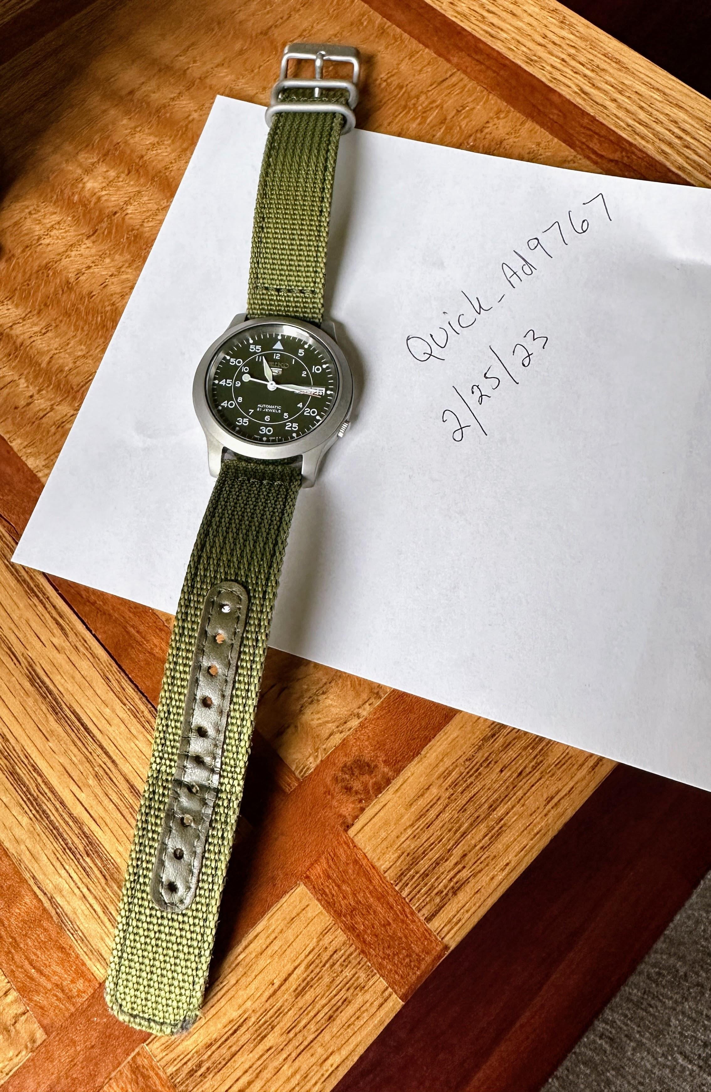[WTS] Seiko 5 SNK805 | WatchCharts