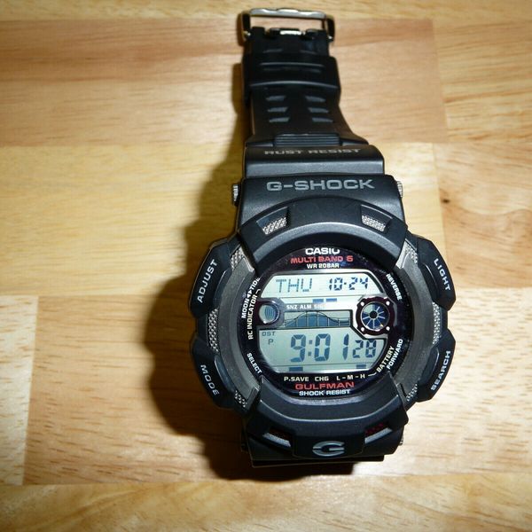 Casio G-Shock Gulfman GW-9110 Module 3217 Tough Solar Atomic Multiband ...
