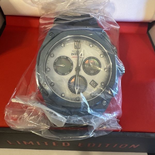 JASON TAYLOR FOR INVICTA LIMITED EDITION STAINLESS STEEL QUARTZ WATCH ...
