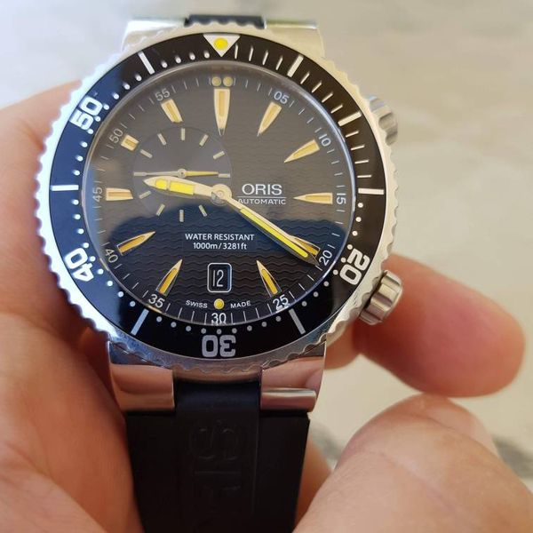 FS: Oris small seconds diver 1000m | WatchCharts Marketplace