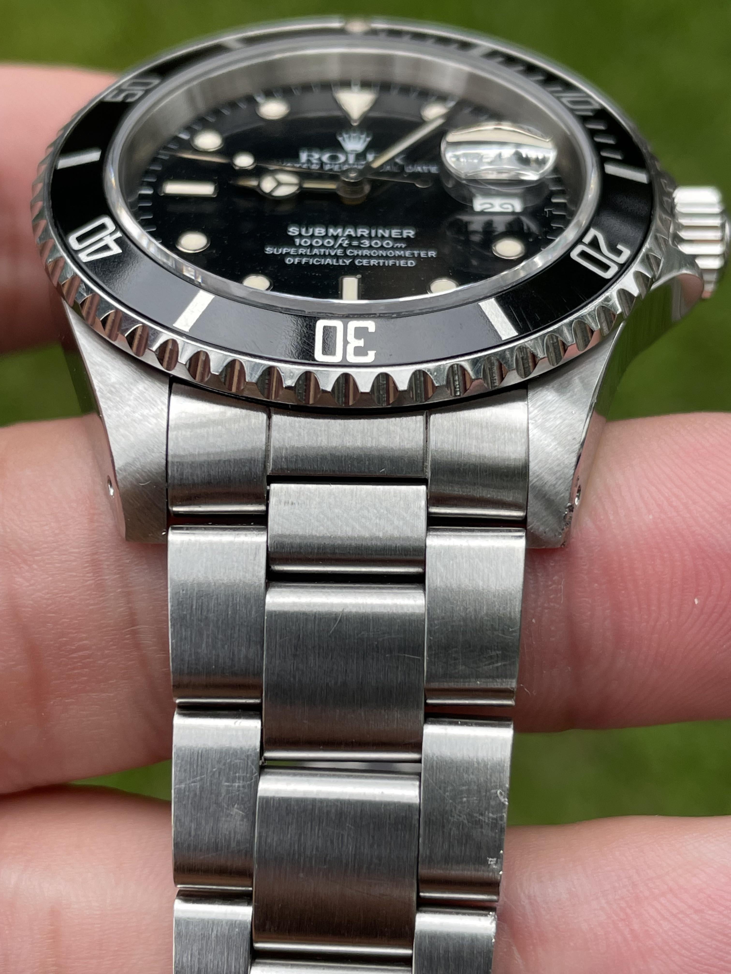 [WTS] 1988 Rolex Submariner Date Nice Tritium Patina Dial 16610 ...