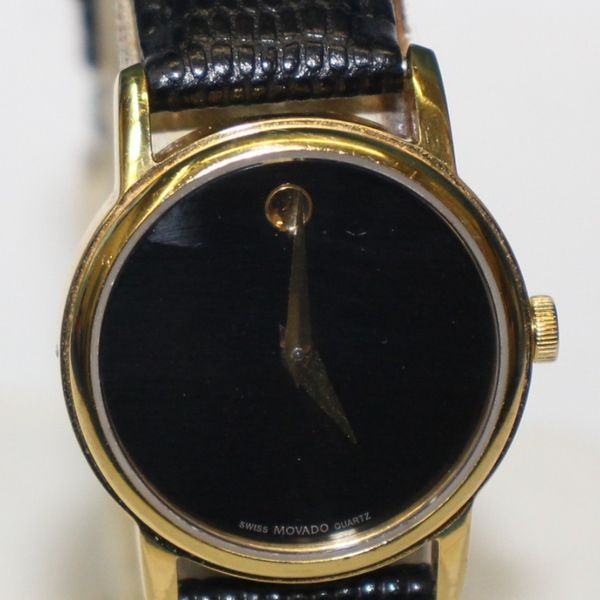 Ladies MOVADO MO.01.3.34.6003 Black Museum Dial 28mm Stainless Steel Watch AS IS | WatchCharts ...