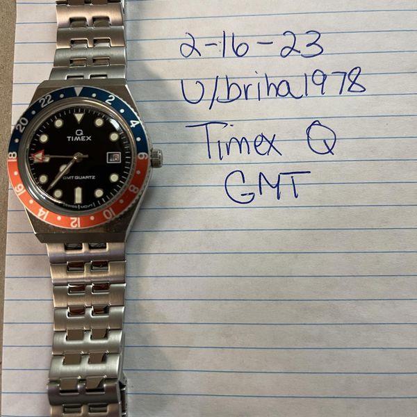 [WTS] TIMEX Q GMT Pepsi | WatchCharts