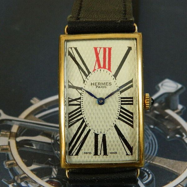 Hermes Rectangular Watch (very Big) | WatchCharts Marketplace
