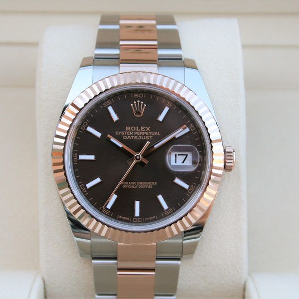 FS: Rolex Datejust 41MM 126331 Rose Gold Chocolate Dial | WatchCharts ...