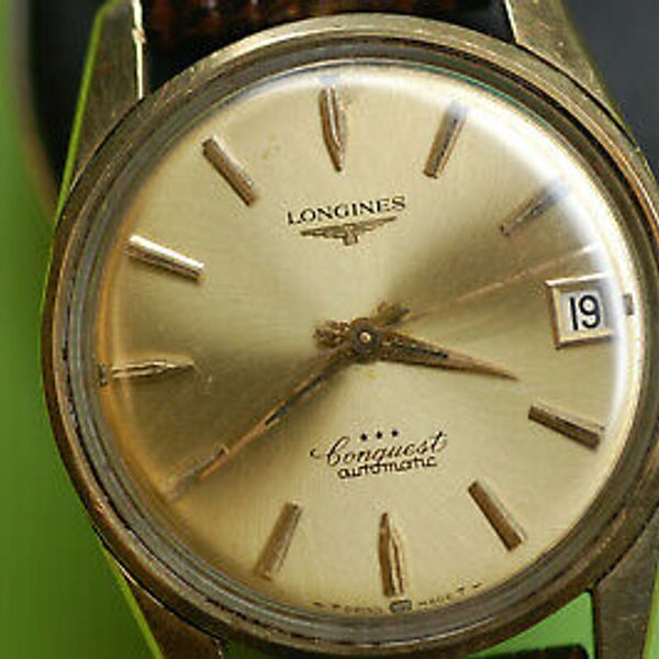 Vintage Longines Conquest Men's Wristwatch 24 Jewels Cal.291 Ref.9046 ...