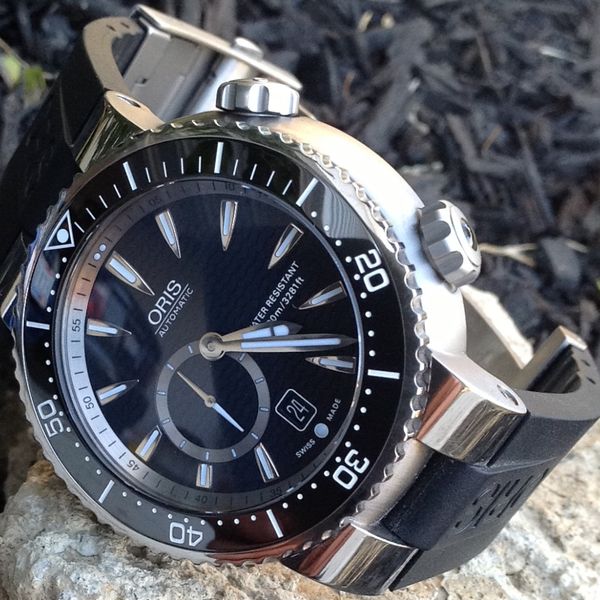 SOLD FS: Oris Titanium Small 'C' date 1000m dive watch 47mm 643 7638 ...