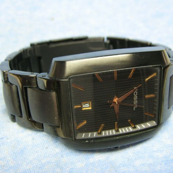 Men's FOSSIL "Arkitekt" Water Resistant Watch FS-4120 w/ New Battery ...