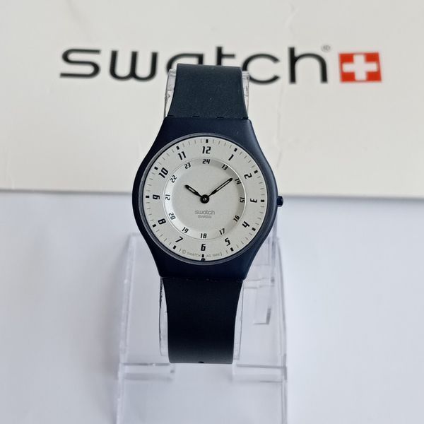 SWATCH SKIN SFN103 AZUL SUPER SLIM 34MM SWISS MADE WATCH (RELEASED 1999 ...