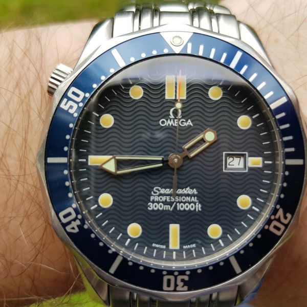 1995 Omega Seamaster Professional 2541.80.00 Full Set Box Card Full ...